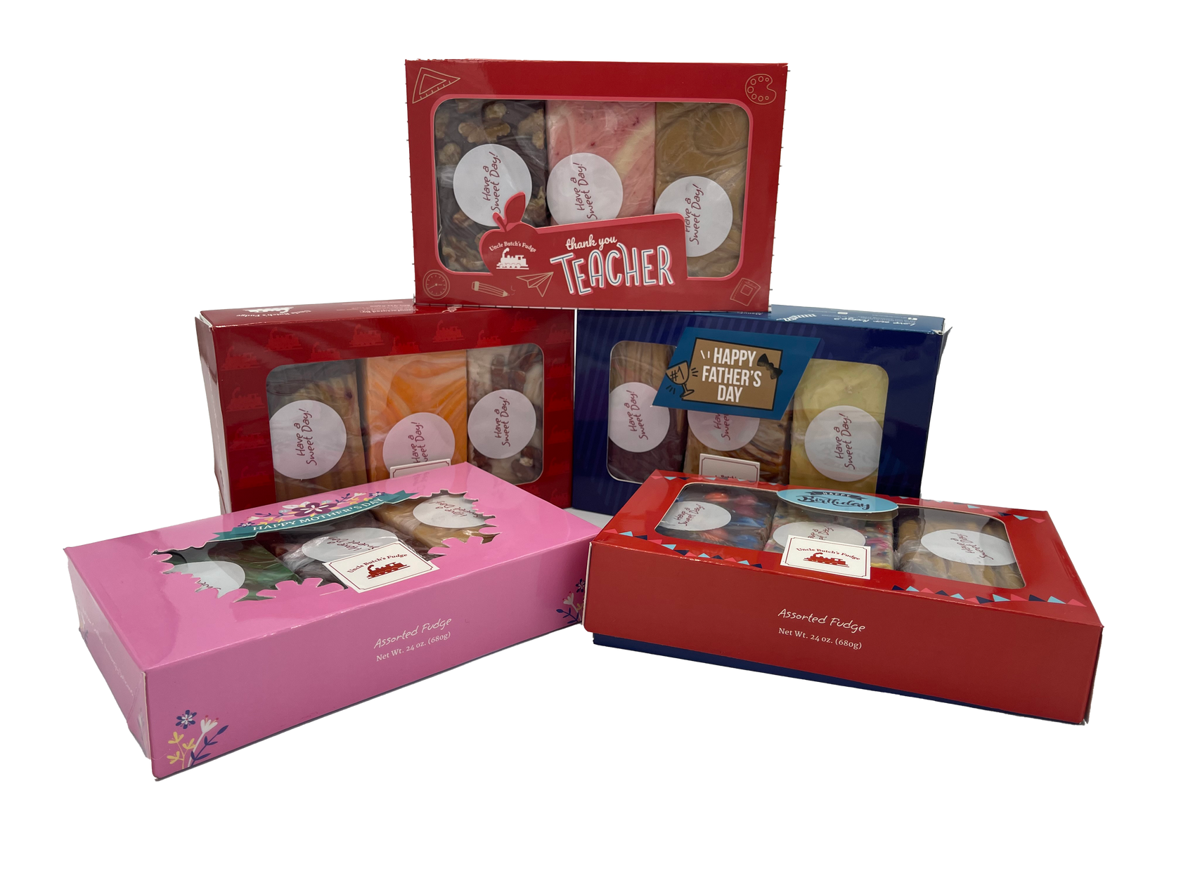 Fudge Gift Box - Birthday, Thank You, Friend, Mom, Dad – Uncle Butch's ...