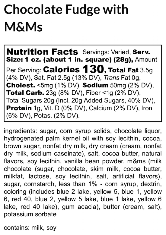 Candy Bar Variety Box – Uncle Butch's Fudge